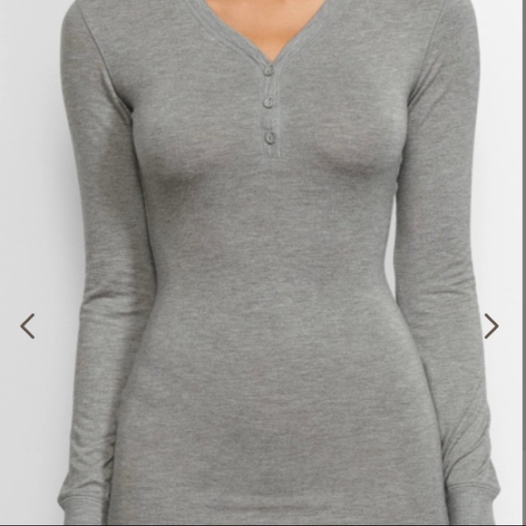 SKIMS | Dresses | Skims Henley Mini Dress | Poshmark